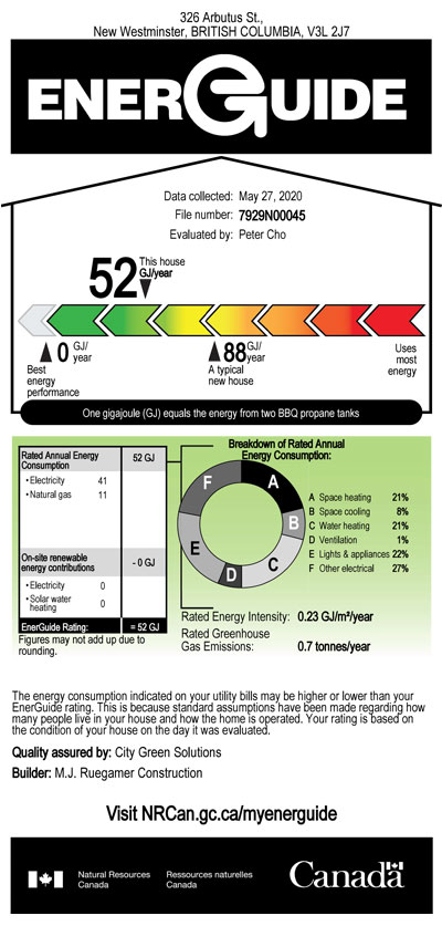 New Home Case Studies | Energy Save New West