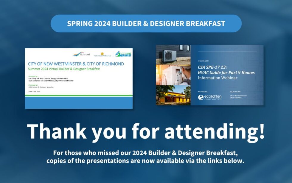 Presentation from 2024 Spring Builder and Designer Breakfast | Energy ...